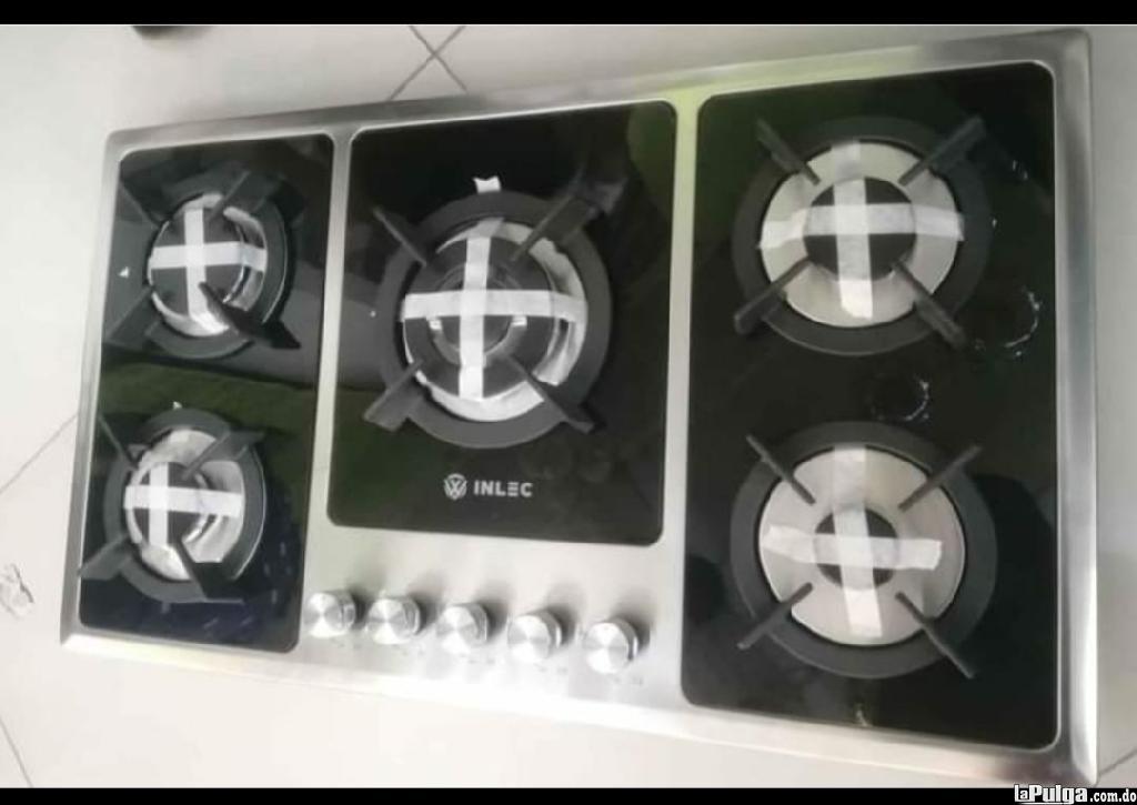 estufa empotrable 34x20 marca inlec - lapulga.com.do | La Pulga Virtual